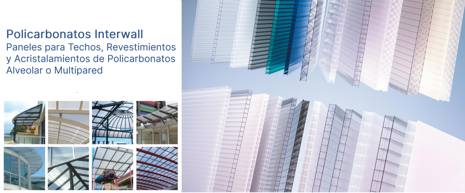 Planchas Planas de Policarbonato Alveolar – Interwall